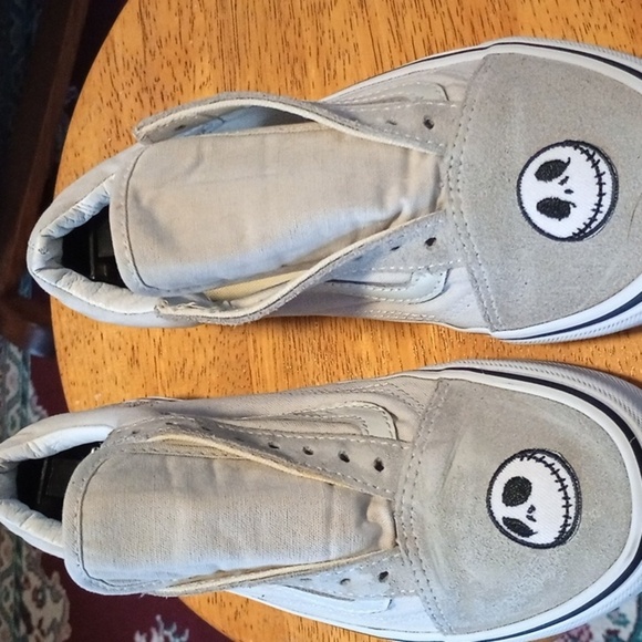 Vans | Shoes | Jack Skeleton Vans Womens Shoes Size 8 No Shoelaces ...